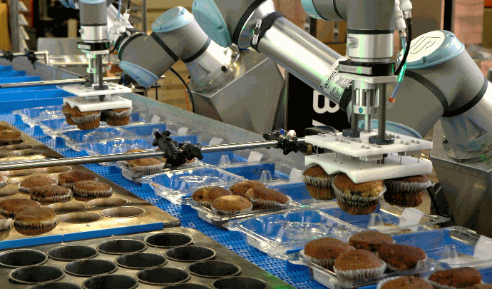 depanners and depanning for muffins and bread | Apex Motion Control - Cobots, Robots and ...